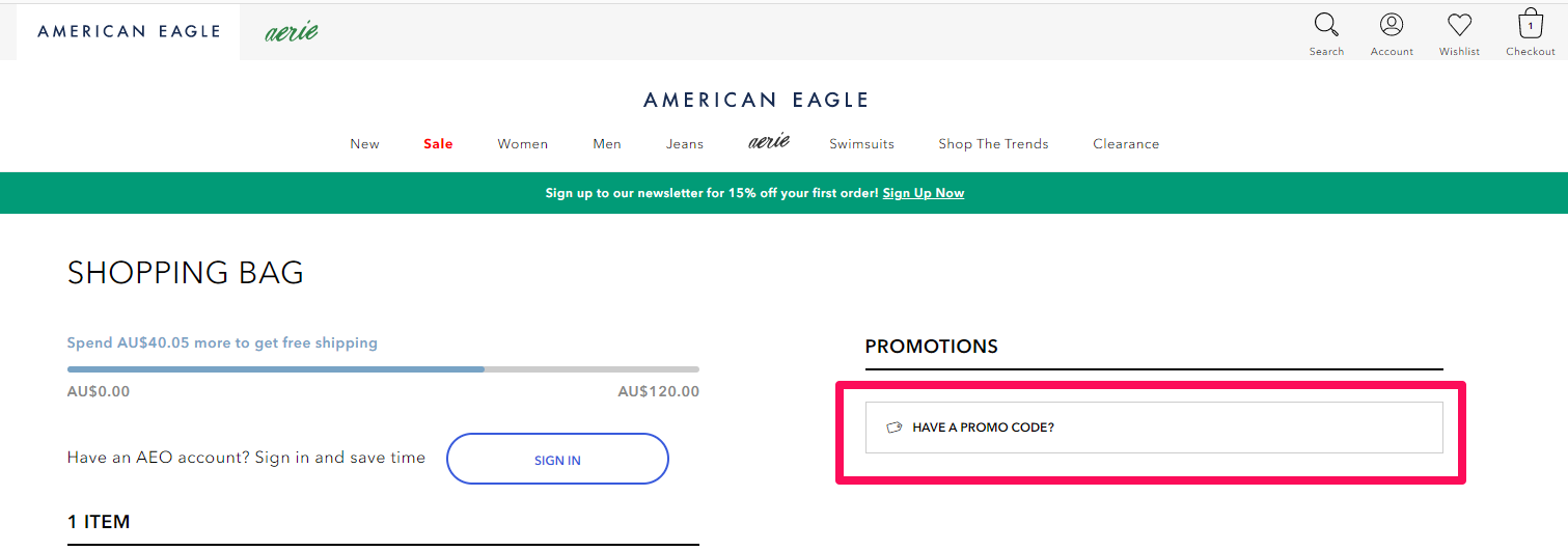 American Eagle Promo Codes & Coupons: 20% / 15% Off - 2026