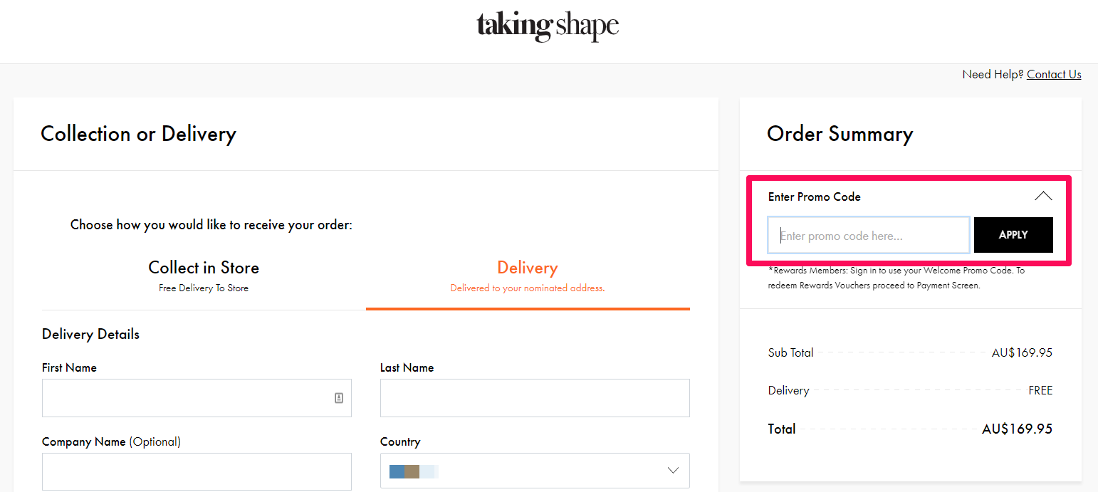 Taking Shape Promo Codes & Coupons: $15 / $10 Off - May 2026